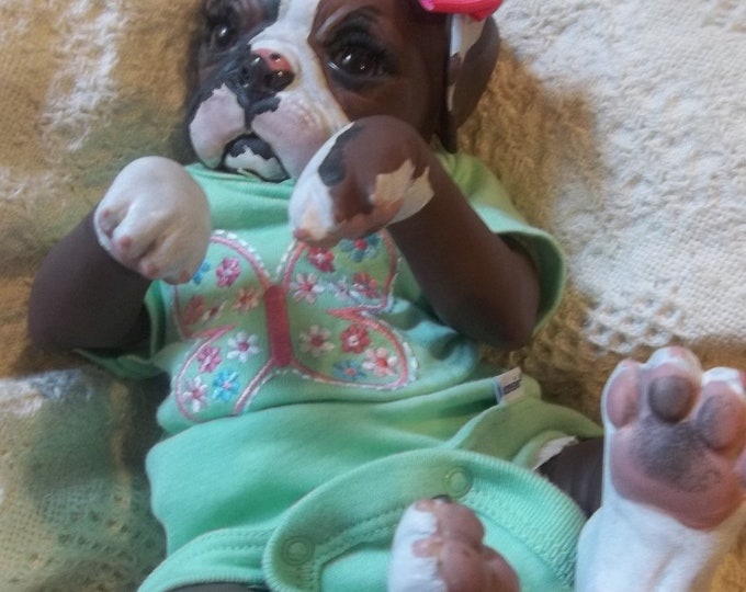 Custom Made to Order Reborn Puppy Dog Art Doll Vinyl Princess Pug Kit ...