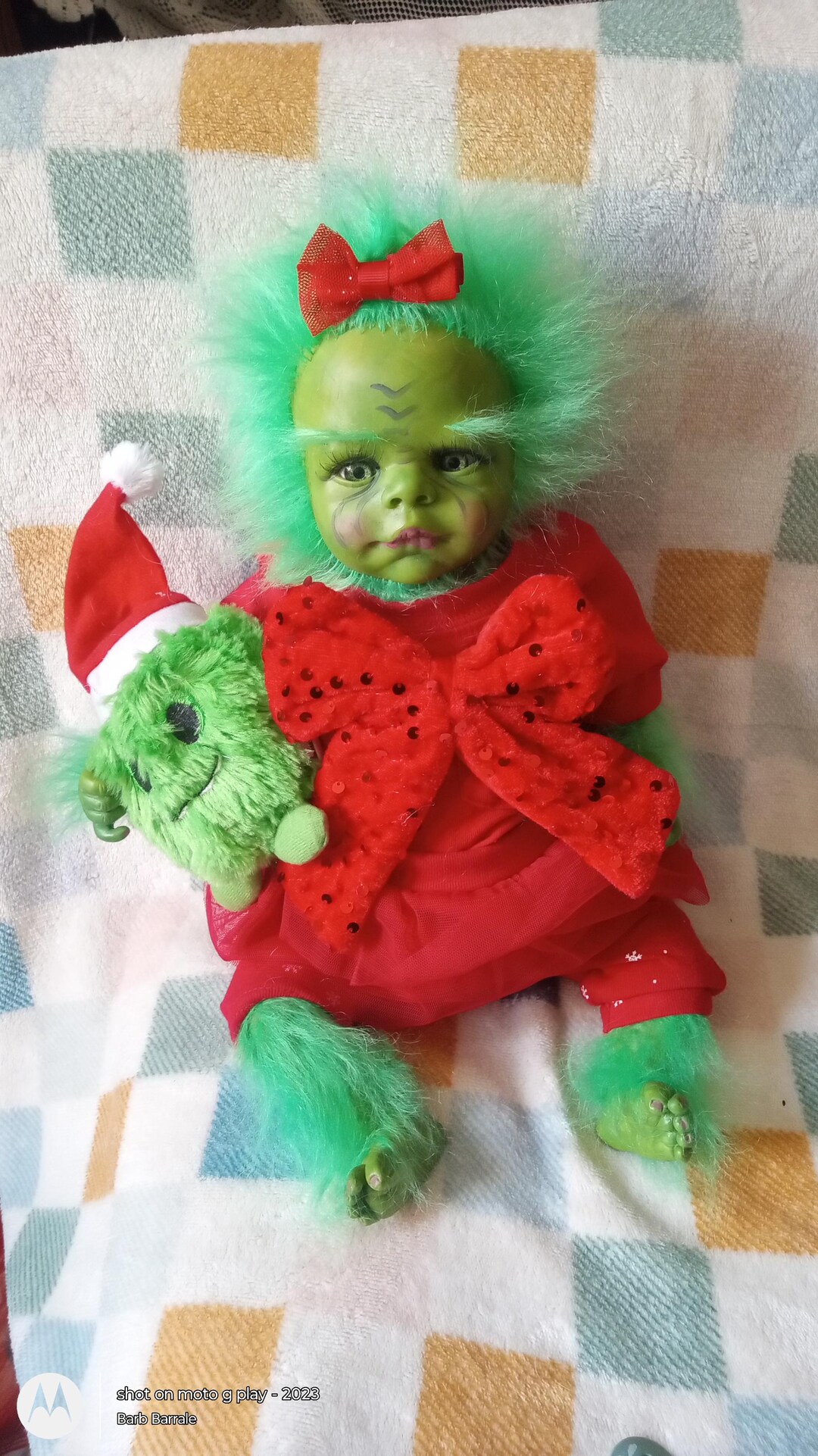 Reborn Christmas Doll Baby Girl Yeti Artist Hybrid Holiday Monster - Etsy
