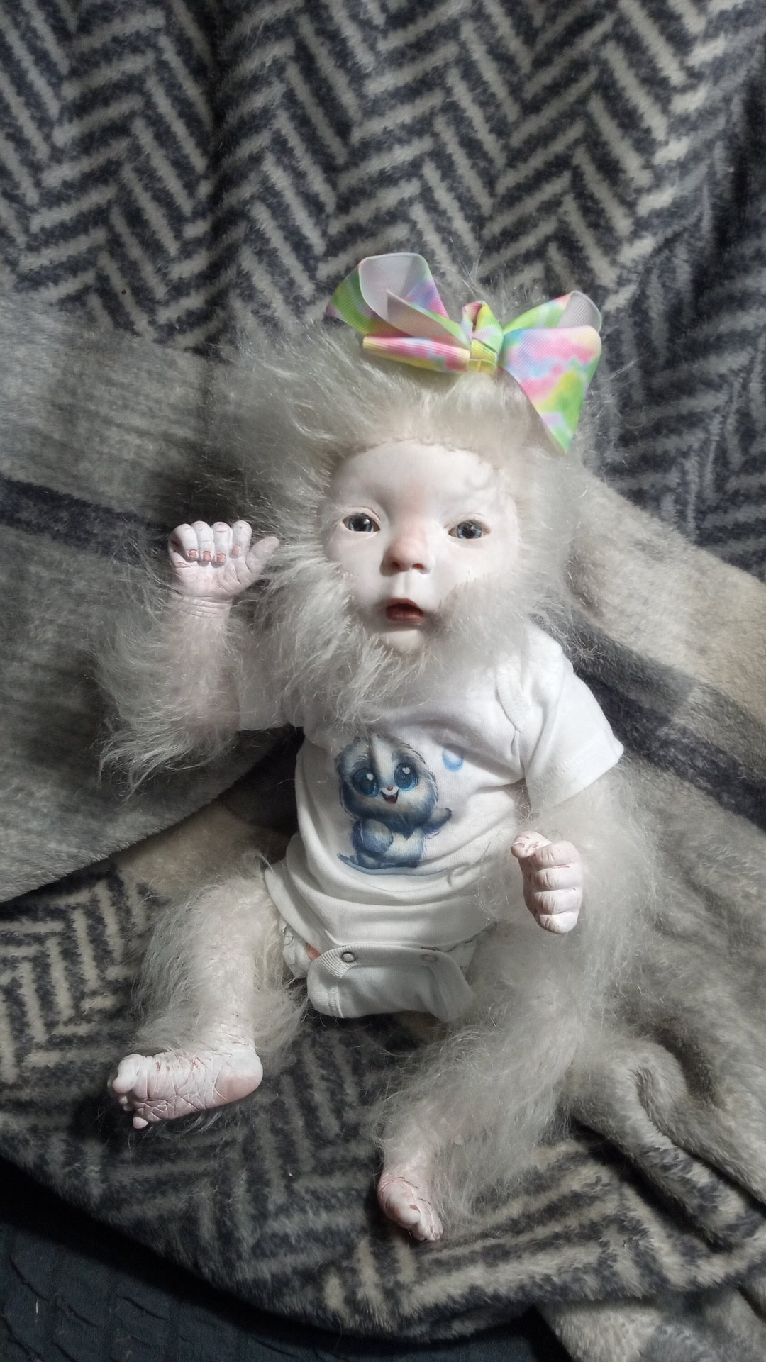 Reborn Abominable Snow Baby Yeti Artist Hybrid Baby Doll - Etsy