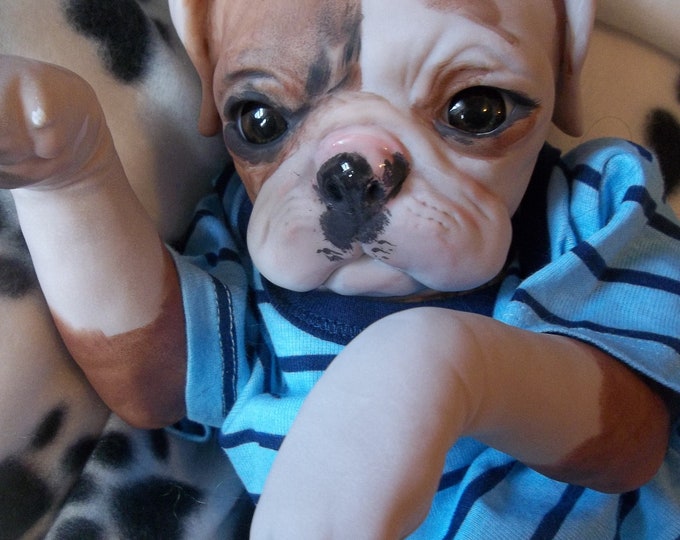 Custom Made to Order Reborn Puppy Dog Art Doll Vinyl Princess Pug Kit ...