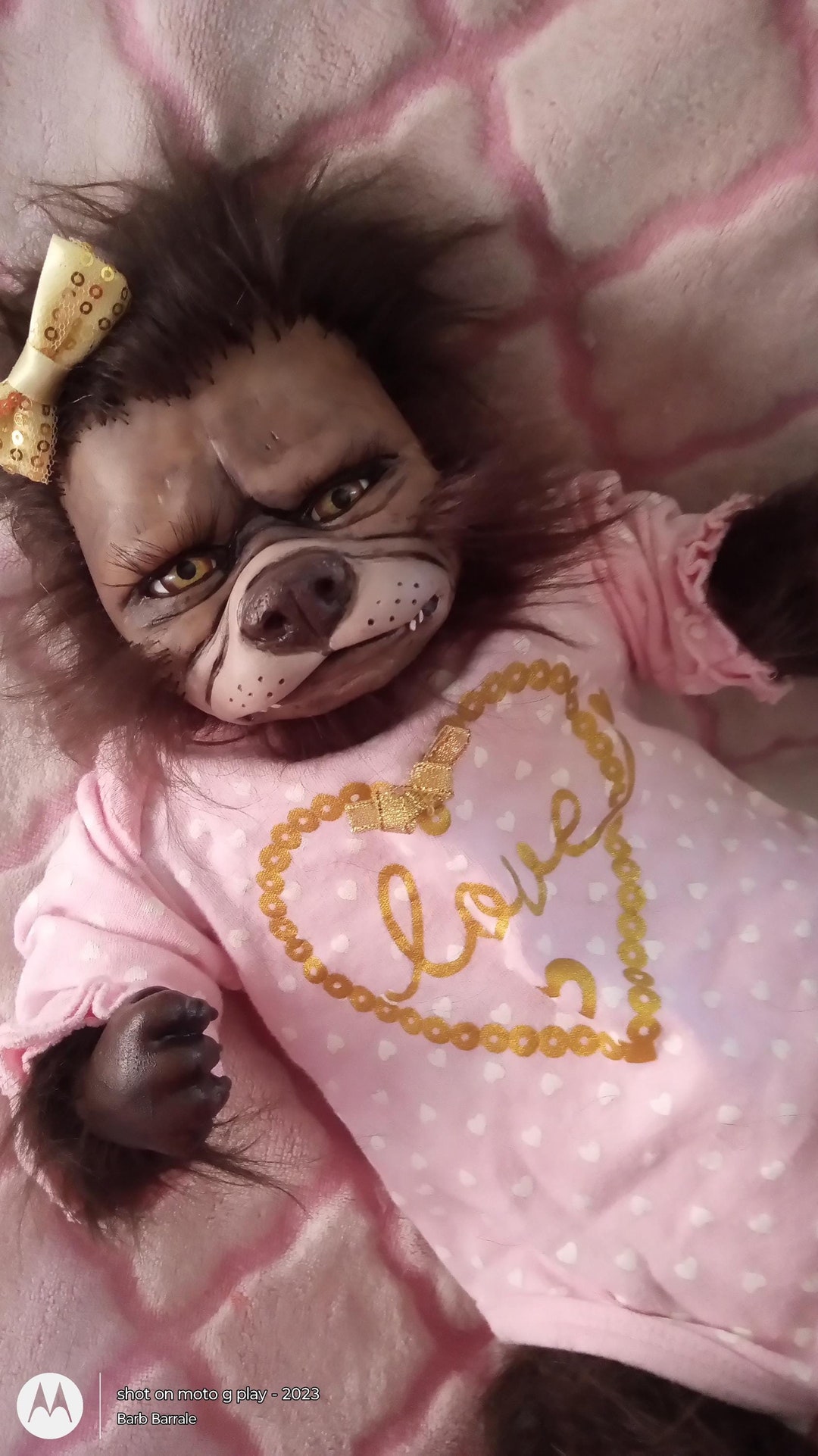 Reborn Werewolf Baby Doll Pup Wolf Robbie Hybrid - Etsy