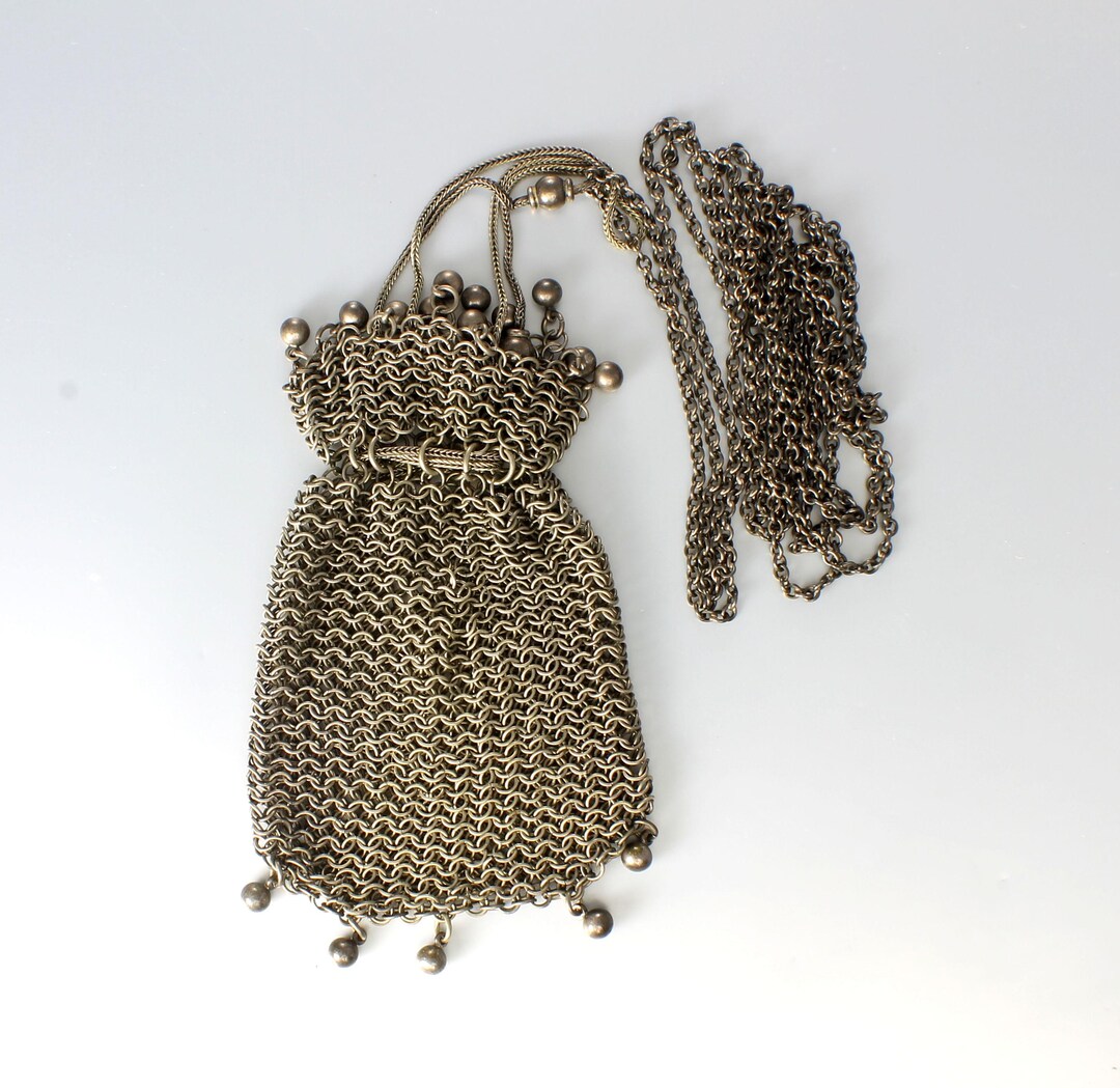 Antique Mesh Chainmail Coin Purse - Etsy