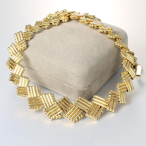 Zig Zag Necklace - Etsy