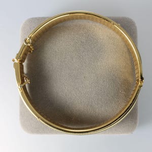 Spain Damascene Hinged Bangle Bracelet - Etsy