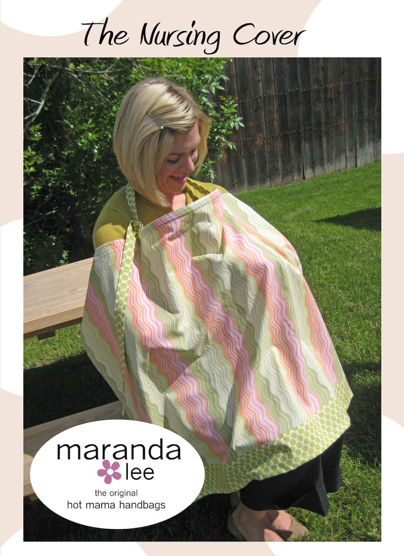 Nursing Cover Sewing Pattern - PDF Pattern - Easy Nursing Coverup ...