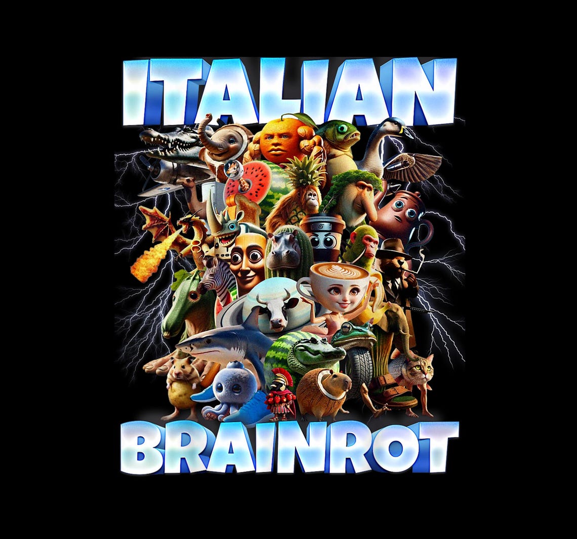 Italian Brainrot Png, Meme Italian Brainrot Birthday Png, Funny Italian ...