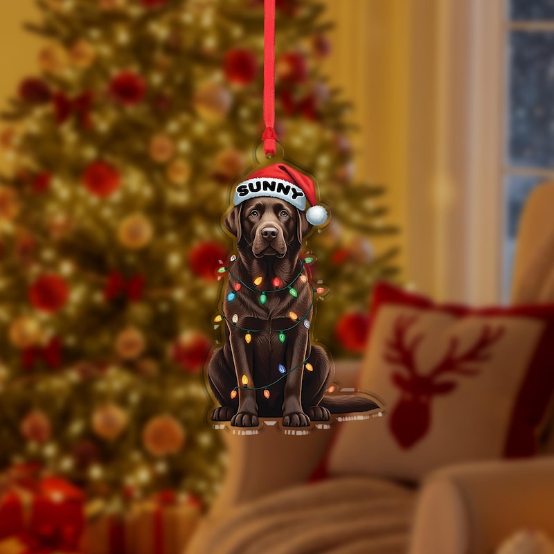 Chocolate Lab Dog Charm - Etsy