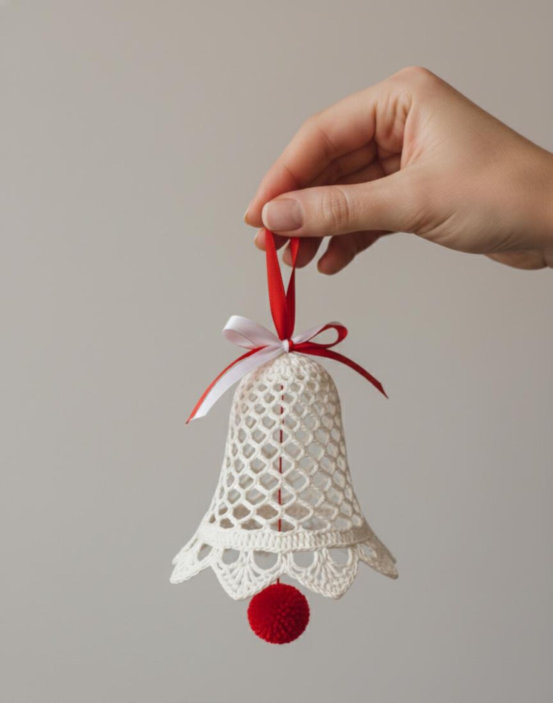 Crochet Christmas Bell Ornament Pattern - PDF - Etsy Canada