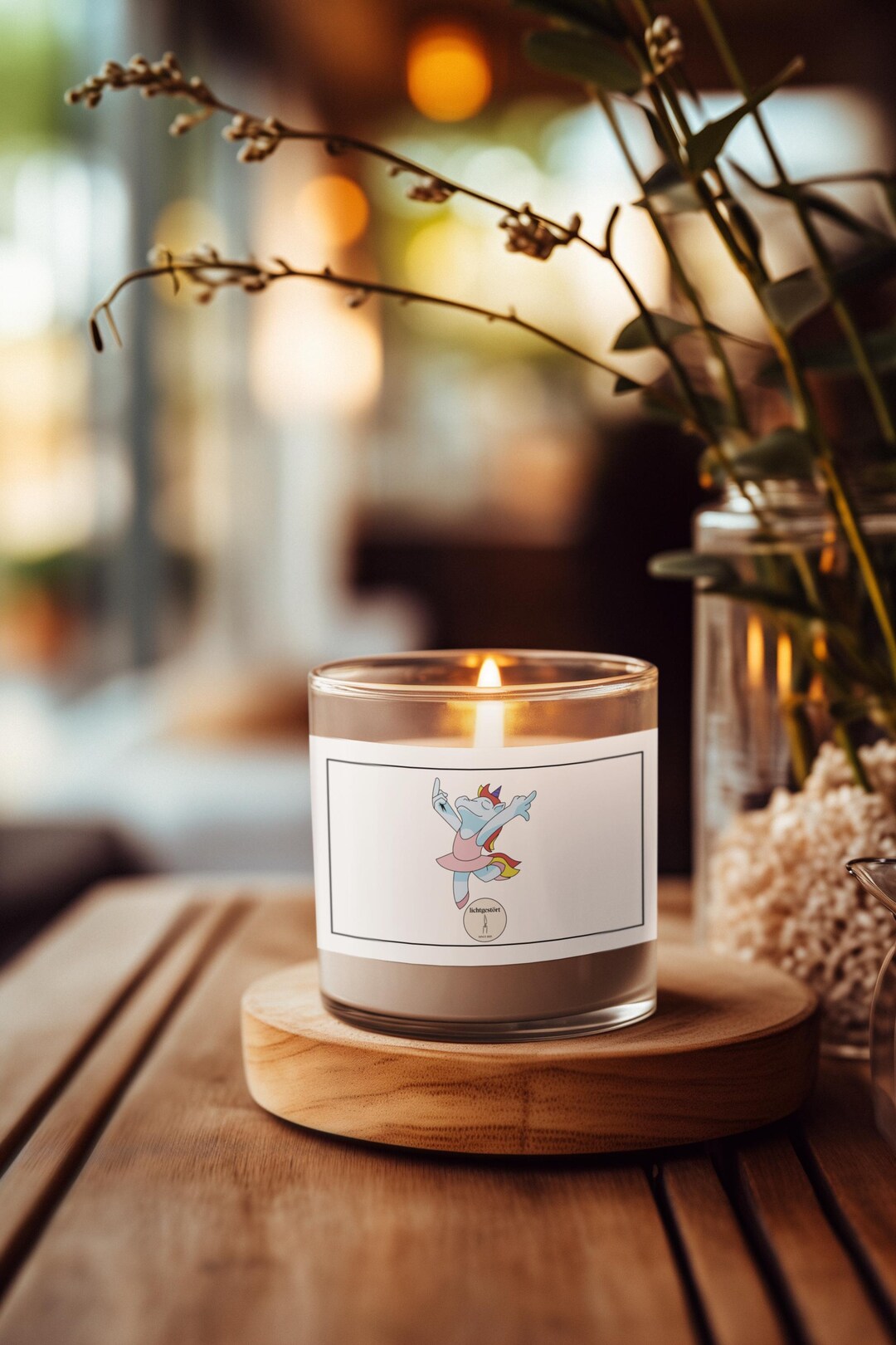 Unicorn Middle Finger Candle | Sassy Unicorn Candle | Cheeky Unicorn ...