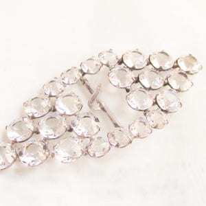 Victorian French Sterling Buckle Slide Crystal Stone Boar Mark 1800s - Etsy
