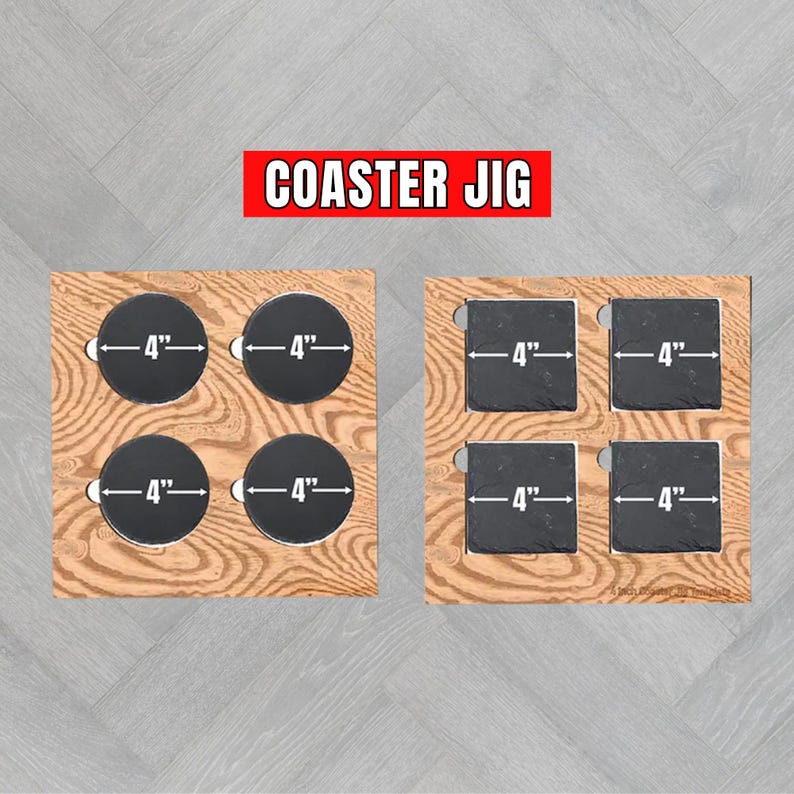 Laser Cut Jig Bundle: Pencil, Watch Band, Coaster Jigs (digital ...