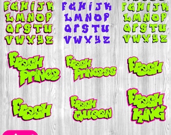 Fresh Prince SVG Fonts: Alphabet & Clip Art (digital Download) - Etsy