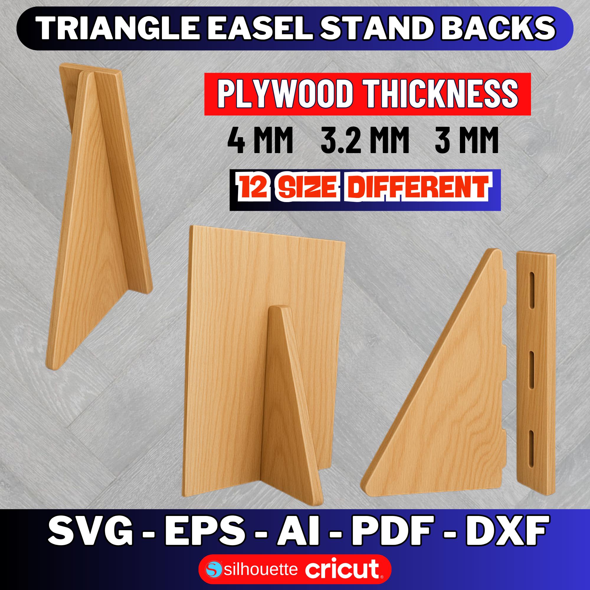 Triangle Easel Stand SVG, Picture Frame Display (digital Download) - Etsy
