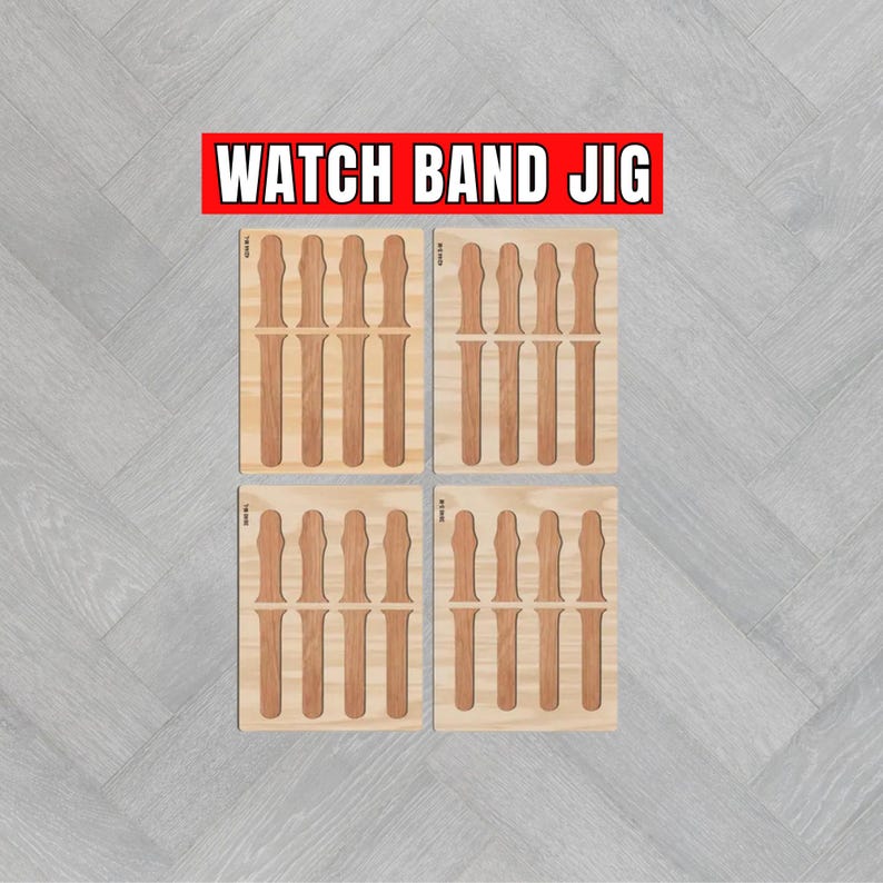 Laser Cut Jig Bundle: Pencil, Watch Band, Coaster Jigs (digital ...
