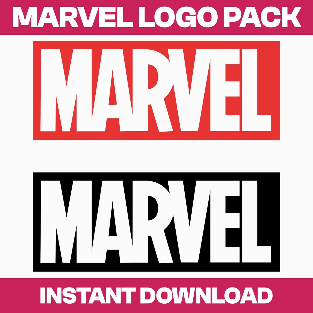 Marvel Logo Svg Pdf Eps | Color and Monochrome | Marvel Logo Clip Art ...