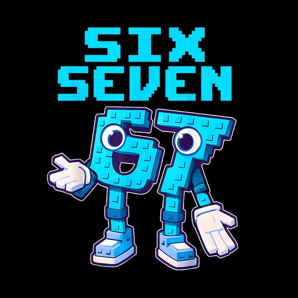 Wallpaper of 67 From Steel a Brainrot - Etsy Canada