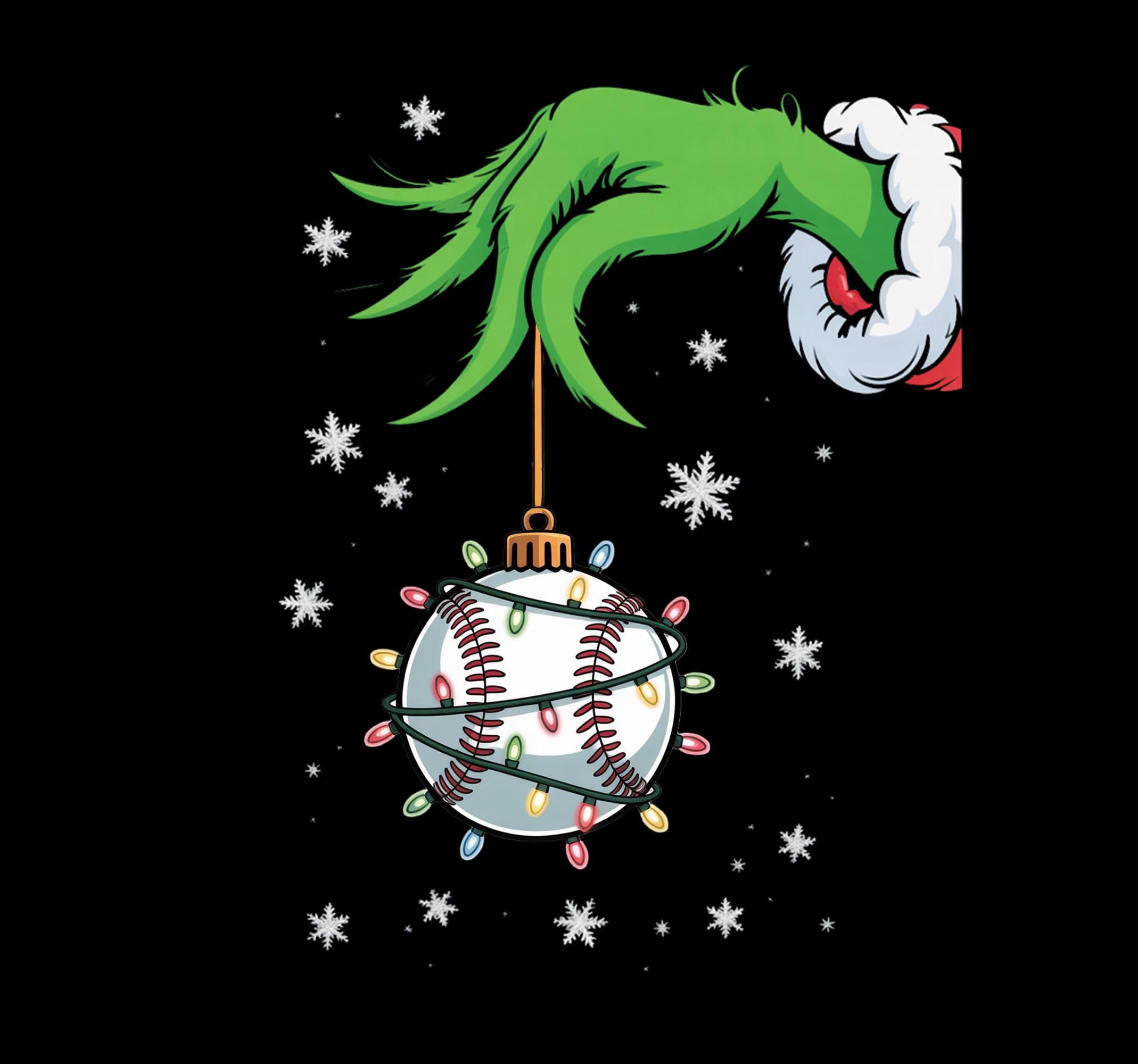 Baseball Christmas Png, Christmas Baseball Png, Holiday Baseball Png ...