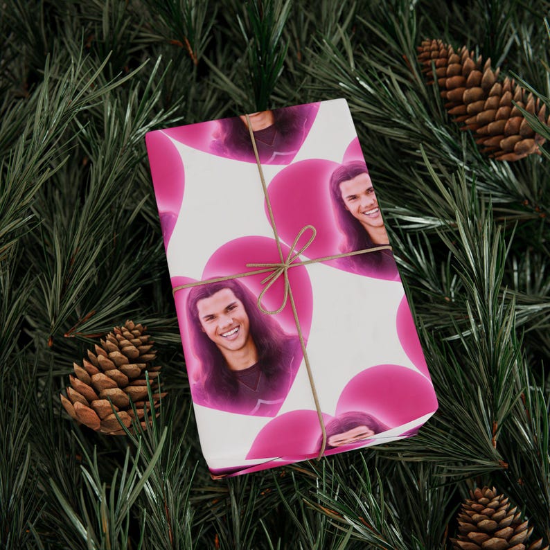 Twilight Jacob Black Meme Wrapping Paper | Twilight Fan Gift - Etsy