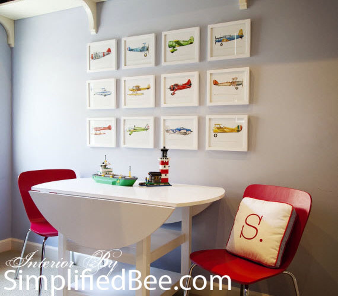 Blue Tractor Vintage Farm Machinery Watercolor Print - Etsy