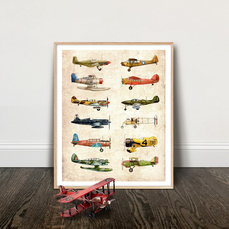 Vintage Airplane - Etsy