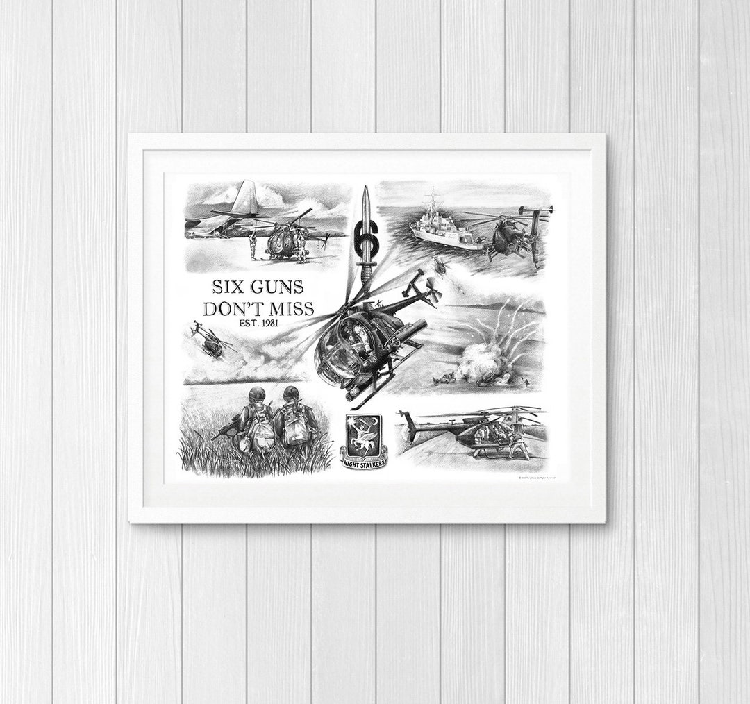 Six Guns Graphite Collage - 9x11" Archival Print - Etsy