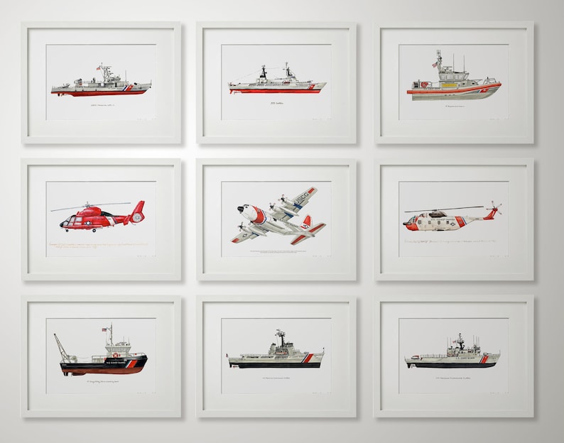 USCG Heritage-class Offshore Patrol Cutter Coast Guard - Etsy