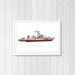 USCG Cyclone-class Ship Monsoon, Coast Guard Watercolor Print, 8x10 - Etsy