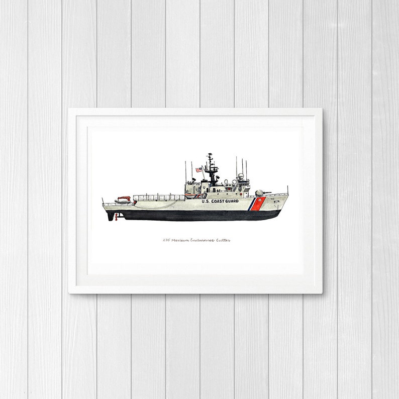 USCG Medium Endurance Cutter WMEC Famous 270' Coast Guard - Etsy