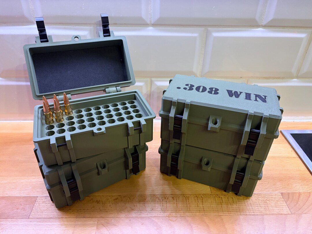 Ammunition Cartridge Reloading Box Caliber .308 Winchester for 50 ...