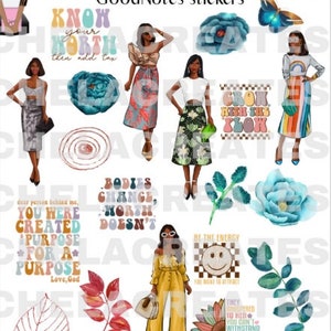 GOODNOTES Sticker …….know Your Worth - Etsy