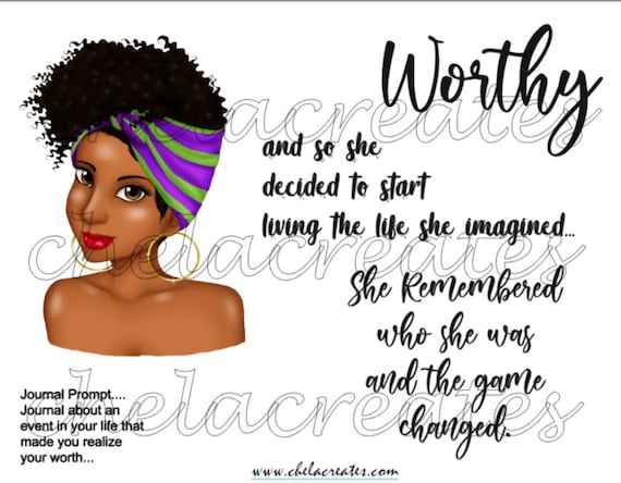 Worthy Printable - Etsy