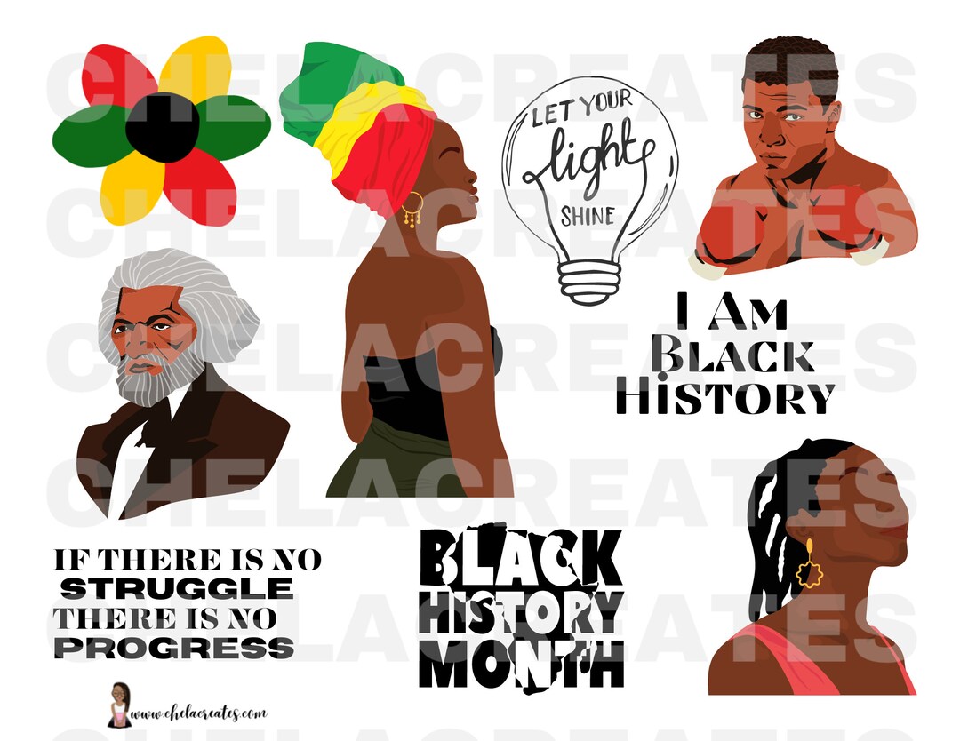 I Am Black History Printable PDF - Etsy