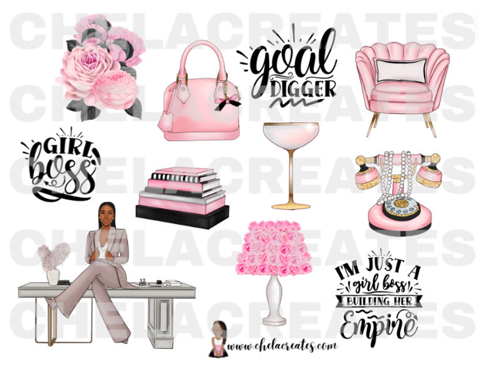 Goal Digger Journal Kit …PDF and PNG Printable - Etsy