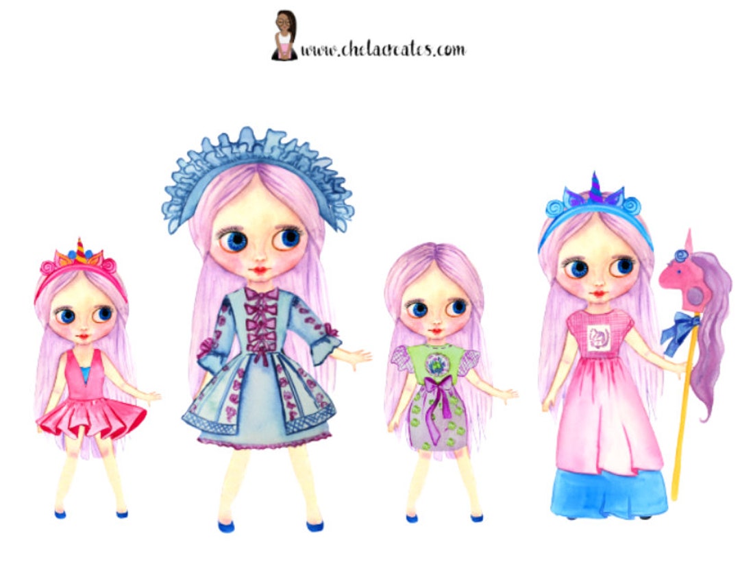 Brooke Paper Doll - Etsy