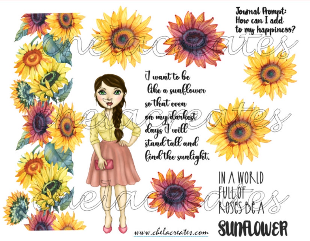 Be a Sunflower LS - Etsy