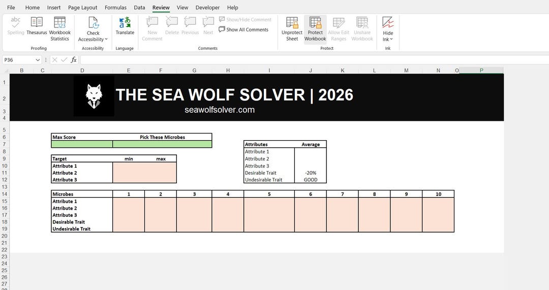 Mckinsey Solve Sea Wolf Excel Solver 2026 (instant Download) - Etsy