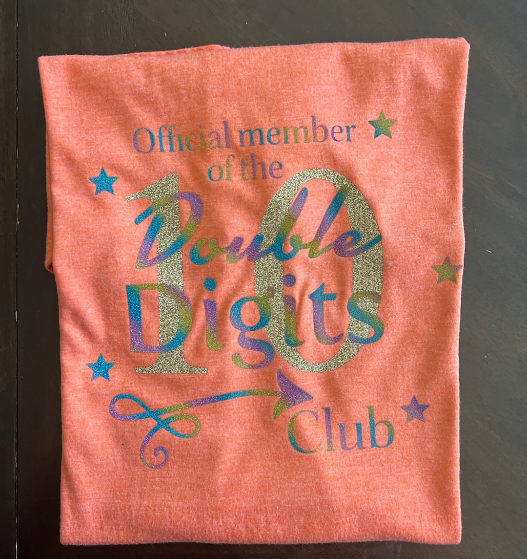 Official Member of the Double Digits Club - Etsy