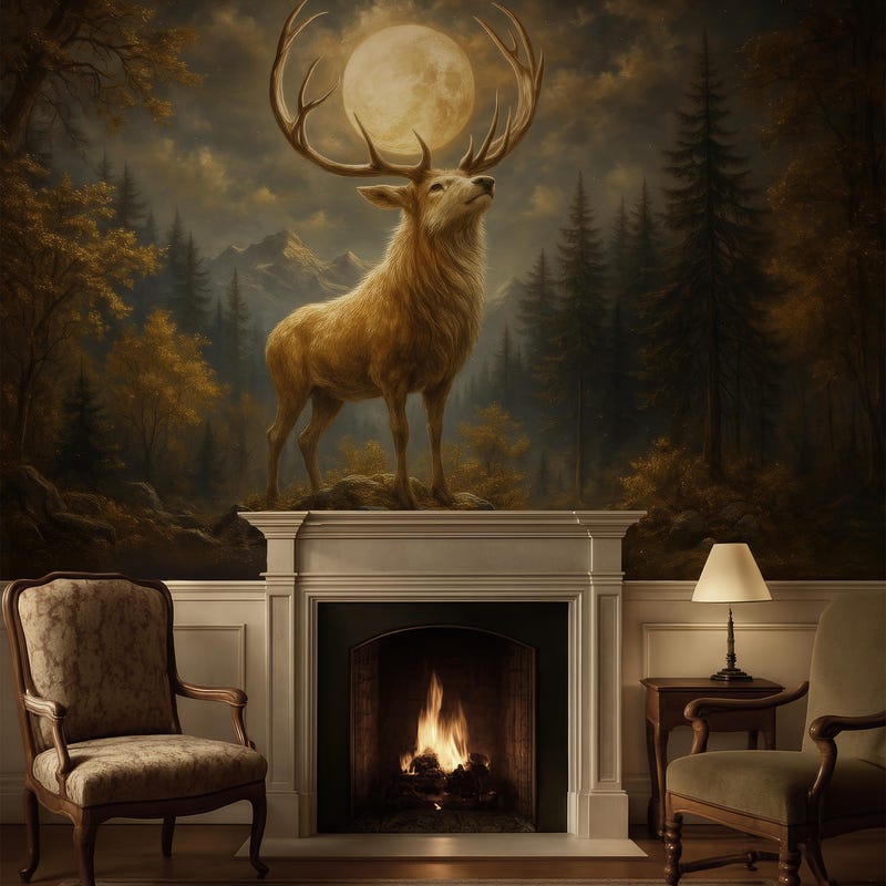 Deer Wallpaper - Etsy