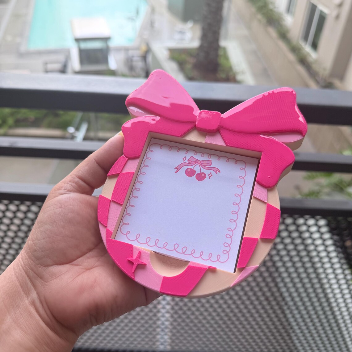 Cute Desk Note Holder | Office & Desk Notes Organizer Handmade - Etsy