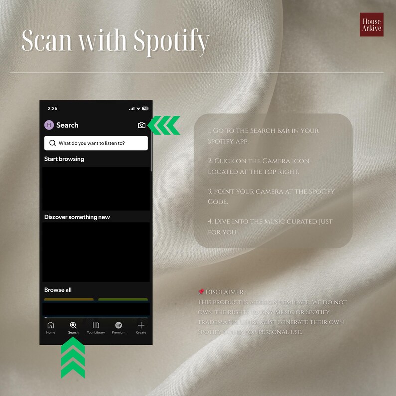 Spotify Code Gift Tag | Editable Digital Music Template - Etsy
