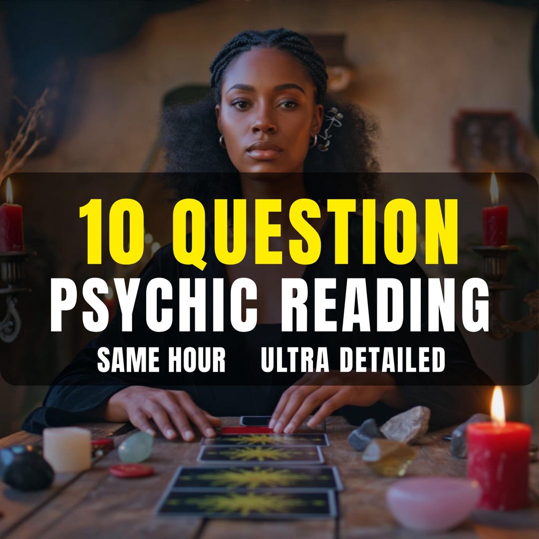 10 Question Psychic Same Hour Reading Intuitive Medium Reading Fast ...