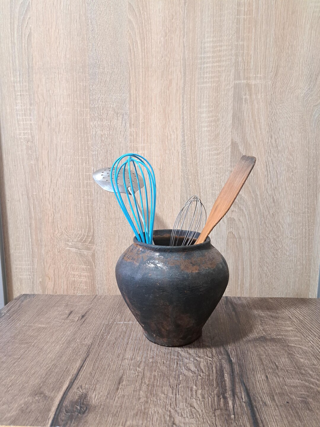 Ancient Clay Pot Antique Big Clay Vessel, Ceramic Jug, Primitive ...