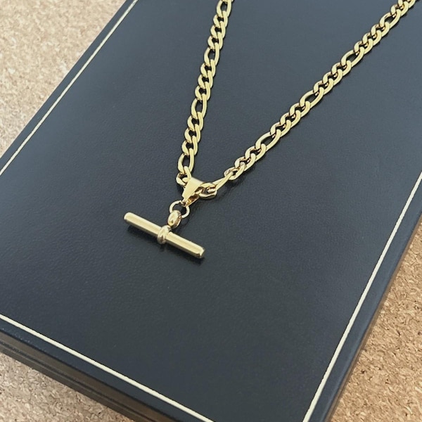 9ct T Bar Gold Chain - Etsy UK