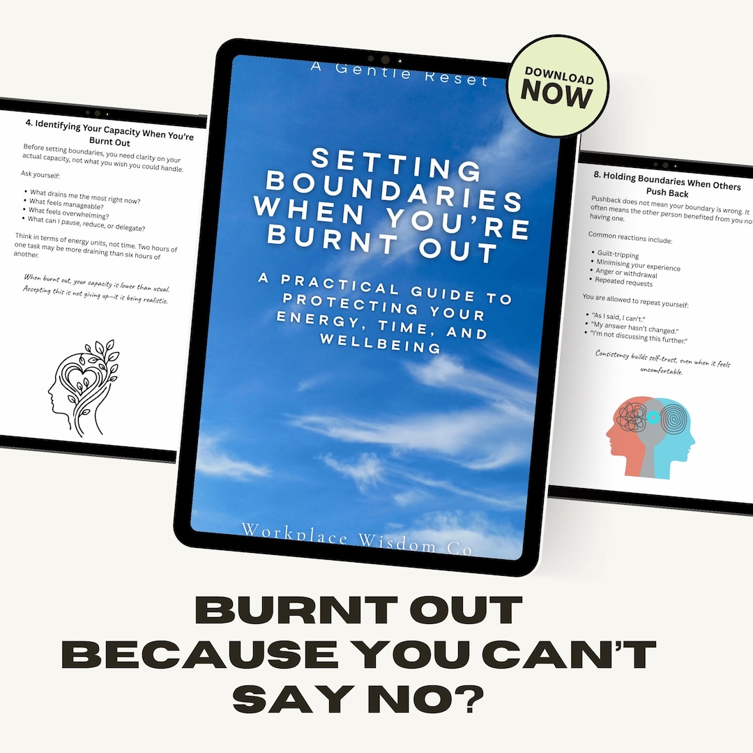 Setting Boundaries When You’re Burnt Out | Burnout Recovery Guide ...