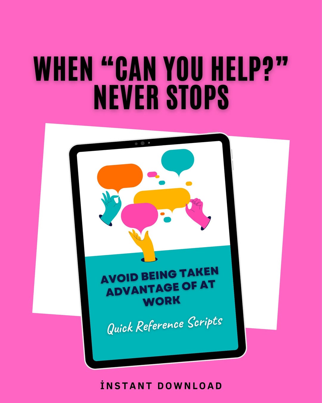 Avoid Being Taken Advantage of at Work | Quick Reference Boundary ...