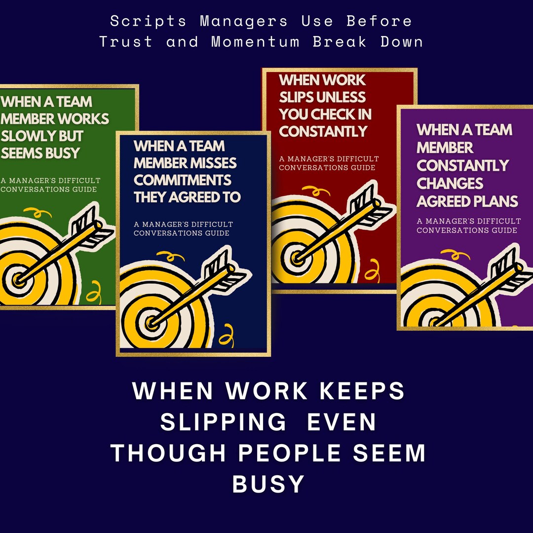 Employee Accountability Bundle for Managers | Difficult Conversations ...