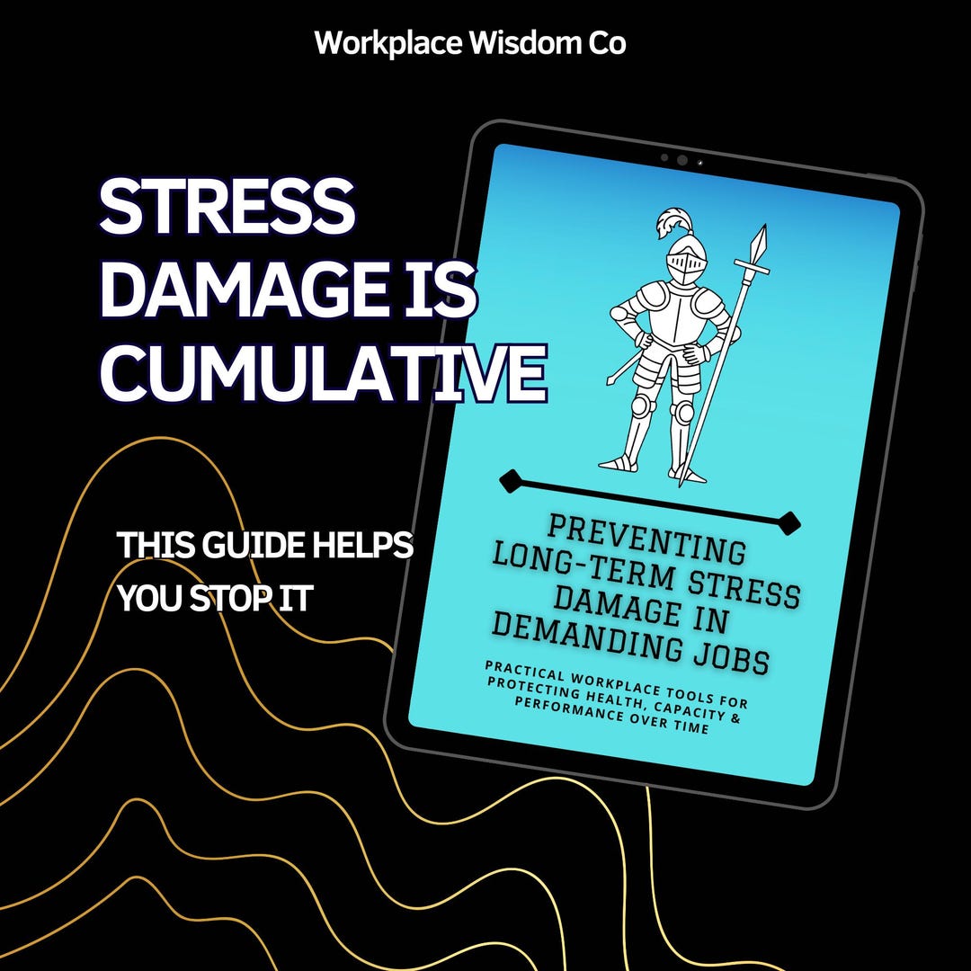 Preventing Long-term Stress Damage PDF | Demanding Jobs & High Pressure ...