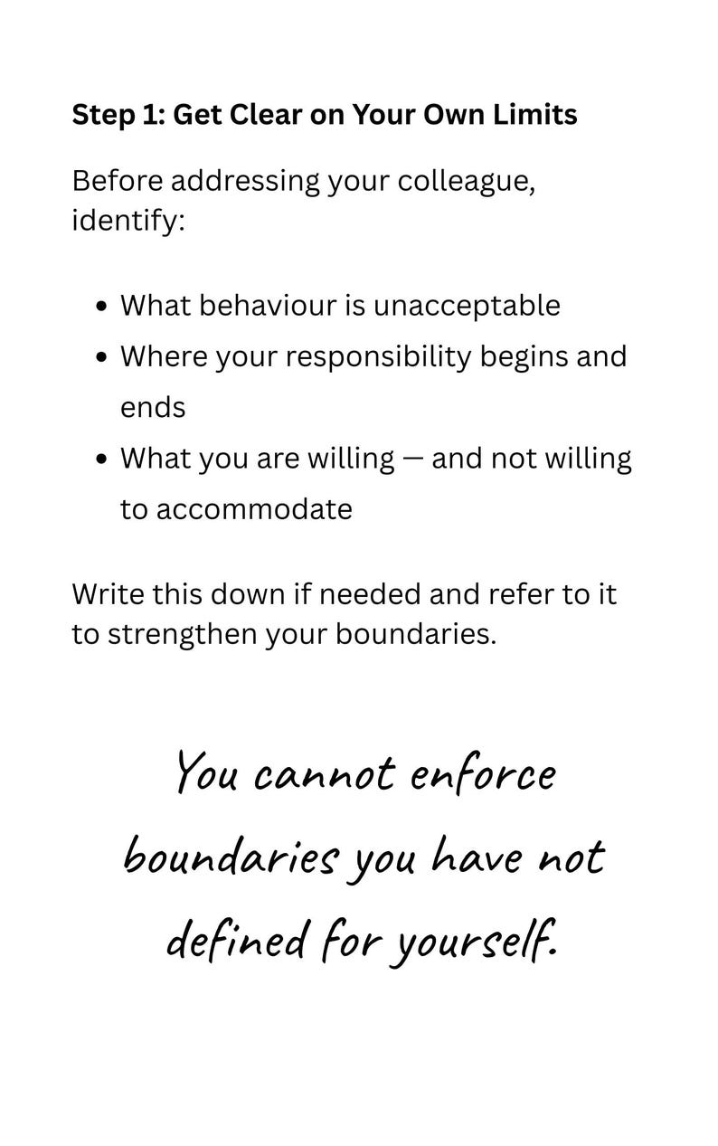 Setting Boundaries With a Difficult Co-worker Who Tries to Dominate ...