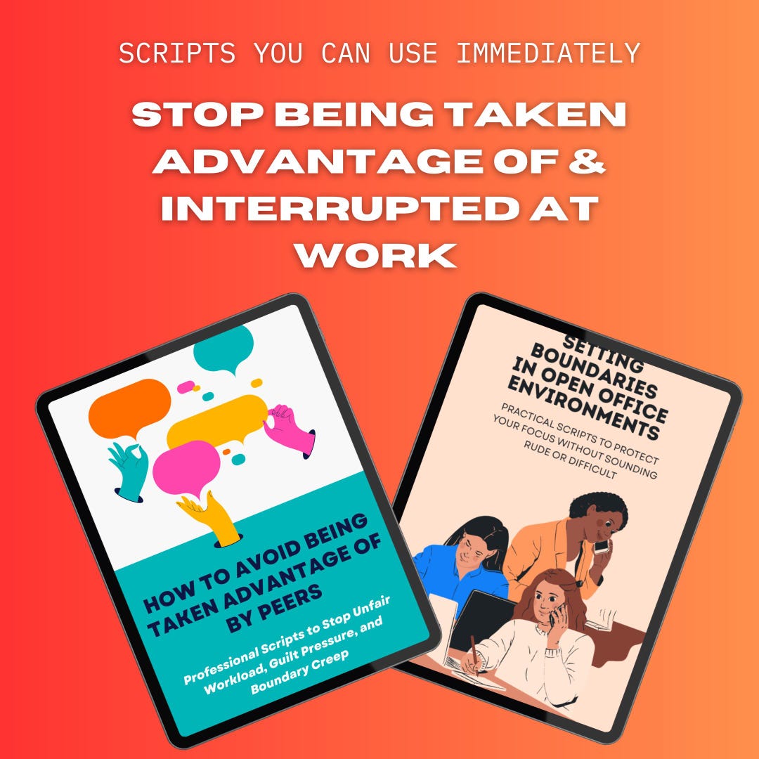 Workplace Boundaries Scripts Bundle | Stop Being Taken Advantage of ...