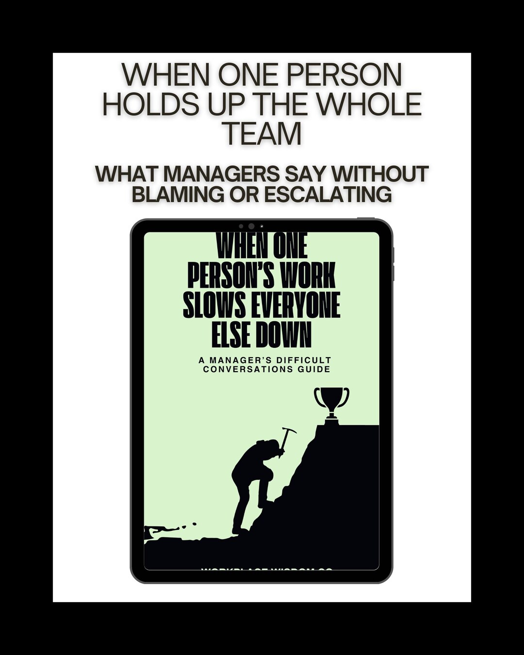 Employee Slowing Down Team | Manager Conversation Scripts | Difficult ...